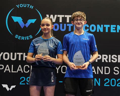 Kacper Piwowar Strikes Doubles Gold At Wtt Event Table Tennis England