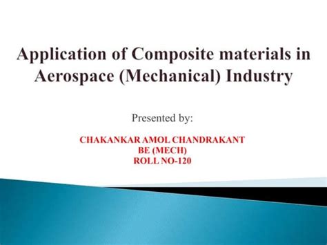 Advanced Composite Material 2pptx Chemistry Science