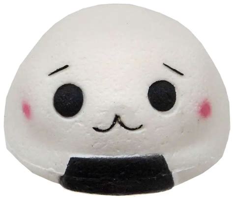 Nomnomnom Squizzy Kawaii Squishies Onrigirl Happy Rice Ball Keychain Bc Mini Toywiz