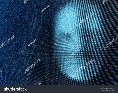 Concept Technology Background Binary Code Ai Stock Illustration