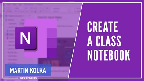 Create A Class Notebook Youtube