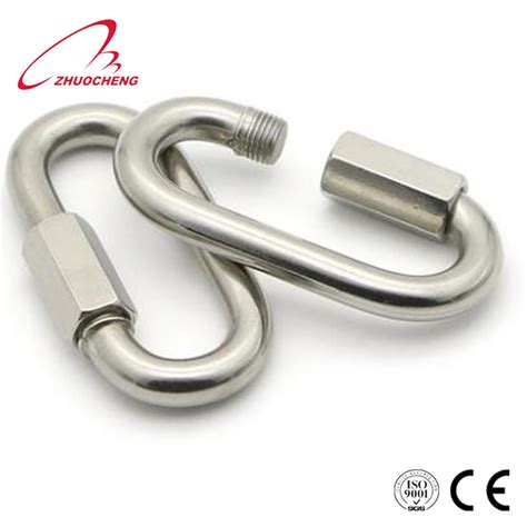 Ss304 Spring Loaded Hook Quick Release Snap Hook Quick Connecting Link
