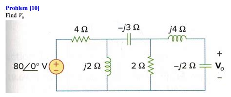 Solved Problem 10 Find V0 Chegg Com