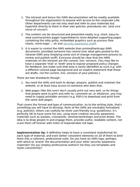 Isms Documentation Pdf Hyperlink Computing