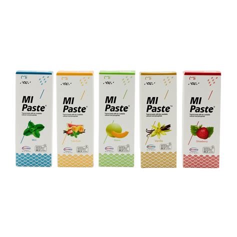 Mi Paste Assortment Pack 10pk Topical Tooth Cream Contains Recaldent