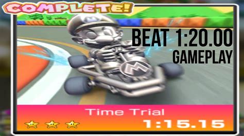 Mario Kart Winter Tour Time Trial Metal Mario Bonus Challenges Roy