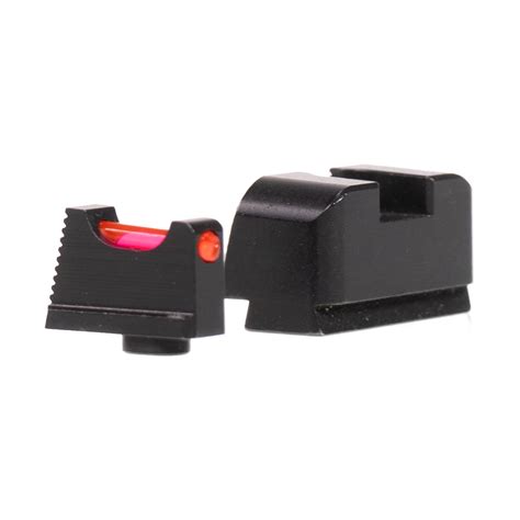 Davidson Defense Tall Profile Fiber Optic Sight Mos Small Frame Red