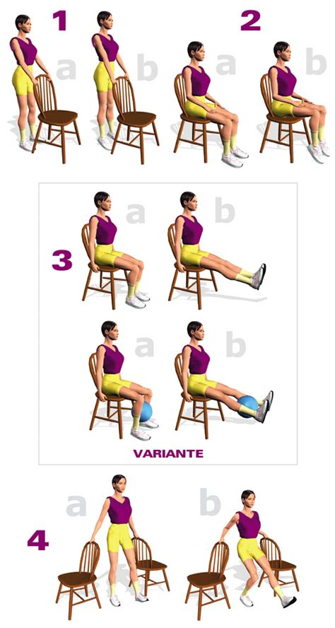 Bienestar Y Mucho MÁs Entrena Tus Piernas Con Una Silla