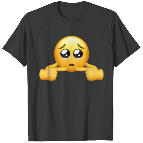 Shy Uwu Emoji Face Tik Tok Meme Sad Shy T Shirts Sold By Shopakonna Sku 41293875 Printerval