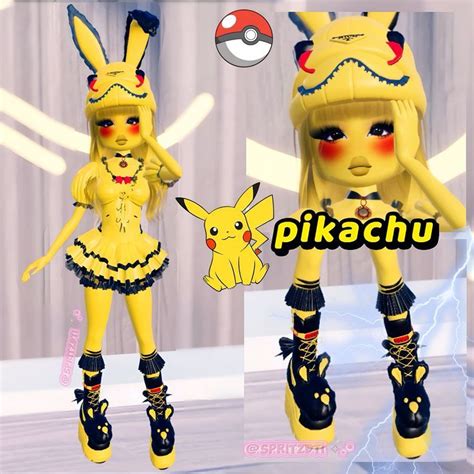 Pikachu Video Game Outfits Game Character Dress To Impress