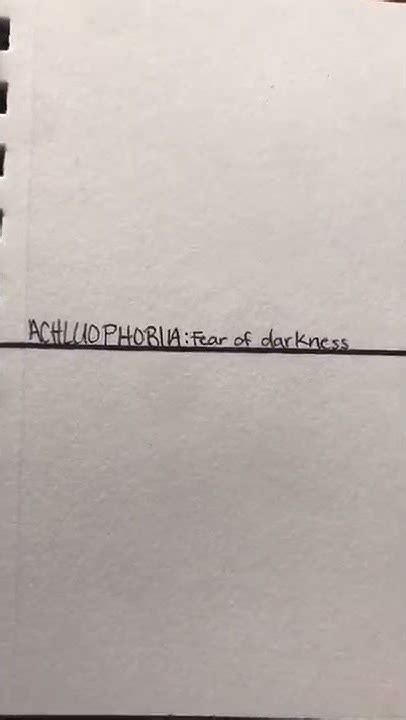 Drawing Different Phobias 1 Achluophobia Youtube