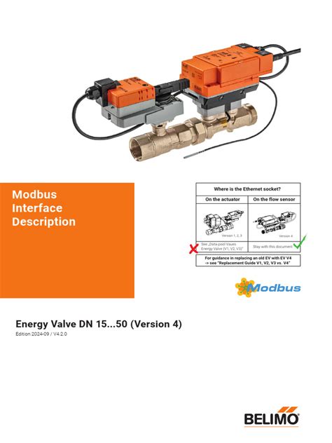 Belimo Modbus Register Energy Valve V4 2 En Gb Pdf Integer