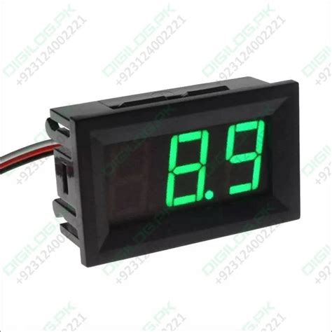 3 Wire 0 100v Red Led Digital Voltmeter Module Panel Meter Dc4 30v