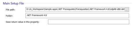 How To Add Net Framework As A Prerequisite
