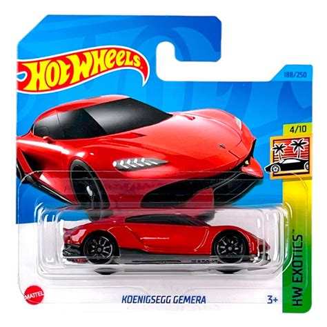 Hot Wheels Koenigsegg Gemera Red Sc Hkk56 Creased Card Agr Models