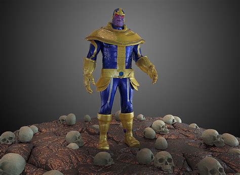 Classic Thanos 3d Model Cgtrader