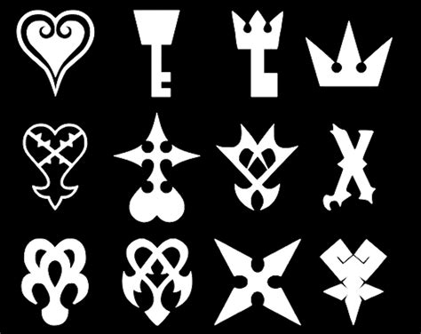 Kingdom Hearts Icons Logos Symbols Braun Papenburg