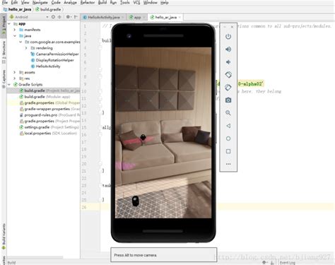arcore初体验 在android模拟器中运行ar演示程序 arcore 安卓设备模拟器 csdn博客