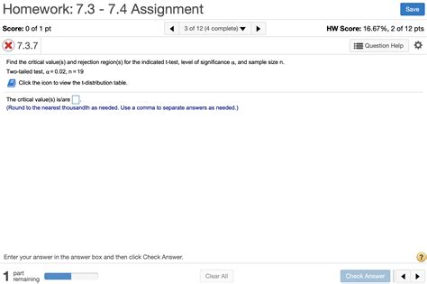 Solved Homework 7 3 7 4 Assignment Save Score 0 Of 1 Pt