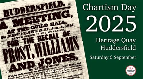 Chartism Day 2025 Heading To Huddersfield In September Chartist