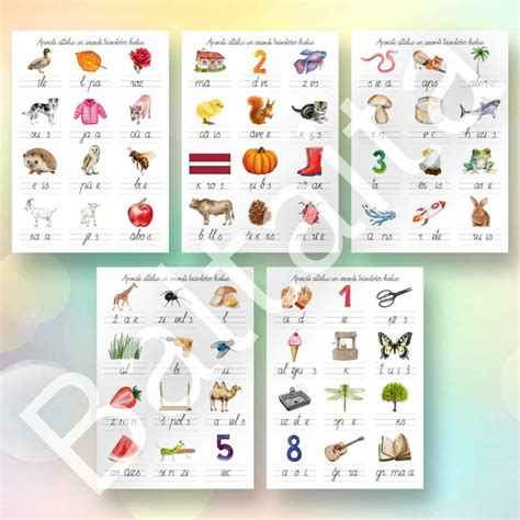 Ieraksti Pazudušos Burtus Mācību Materiāli