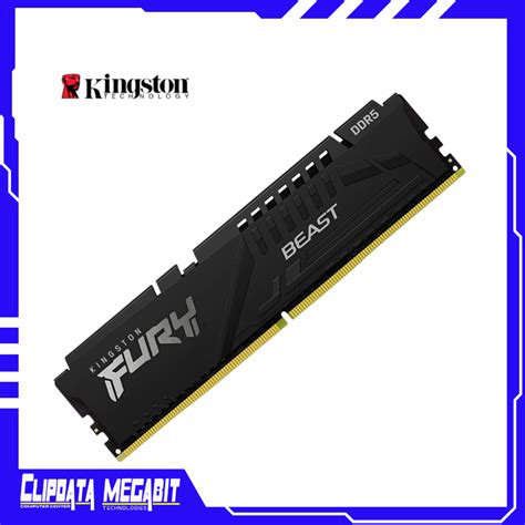 Memory Kingston Ddr5 32gb 5200mt S Fury Clipdata Computer Center