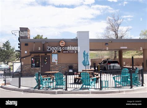 Ziggis Coffee A Small Local Coffee Drive Thru Chain In Colorado Stock