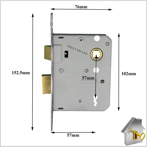 3 Lever Era Sash Lock Fortress Mortice Lock British Standard Door Lock