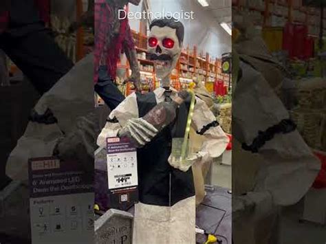 Dean The Deathologist Bartender Animatronic The Home Depot Halloween