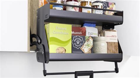 600mm Pull Down Natural Oak Wall Unit Howdens