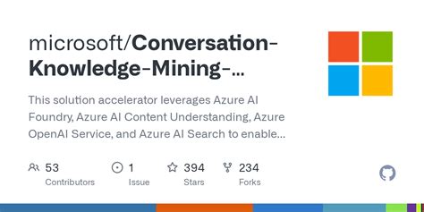 Github Microsoftconversation Knowledge Mining Solution Accelerator