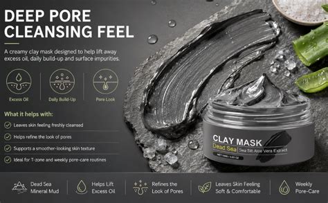 Dead Sea Clay Mask Face Masks Skincare Dead Sea Mud Mask For Face