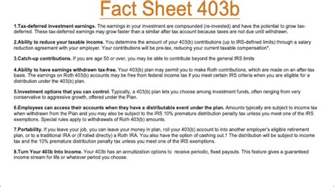 403b Fact Sheet Youtube