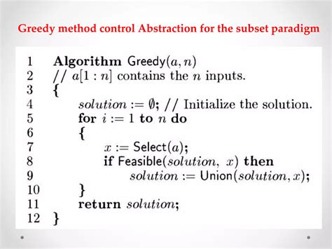 Greedy Method Pptx