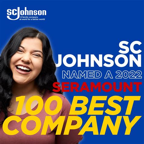 Sc Johnson On Linkedin Sc Johnson Has Been Named By Seramount Part Of