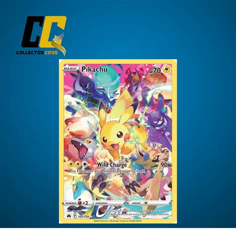 Pokemon Pikachu 160159 Secret Crown Zenith Crz Trading Card