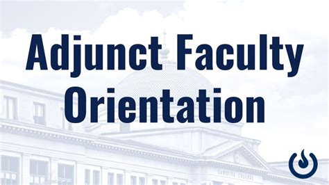 Adjunct Faculty Information Session Center For Online Learning And Innovation