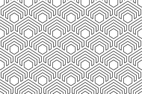 Geometric Seamless Pattern With Linear Stock Illustration Download