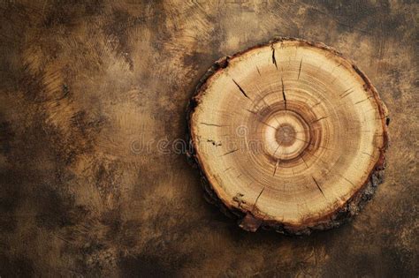 A Split Wood Log On A Rustic Background Stock Image Image Of