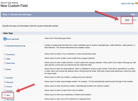 how to setup custom metadata types for record types blu ninjas