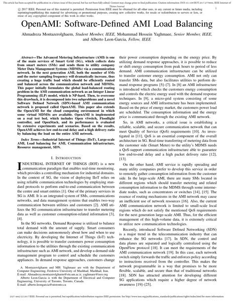 Pdf Openami Software Defined Ami Load Balancing