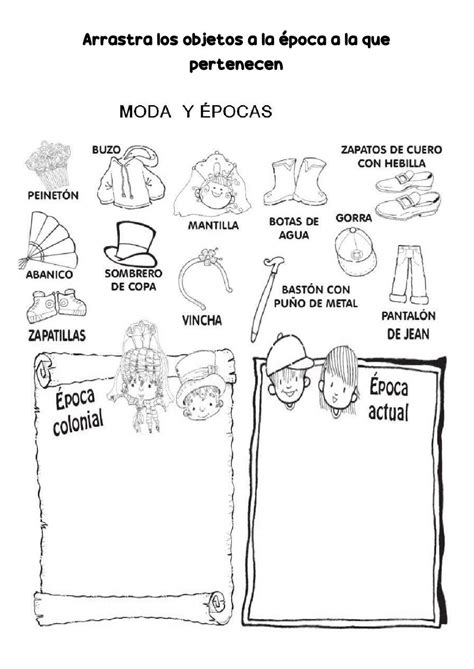 Moda De Epoca Colonial Ficha Interactiva 25 De Mayo 1810 Actividades En Clase Practicas