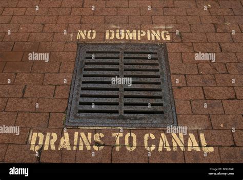 Storm Drain At The Gowanus Canal Pumping Station In Brooklyn In New