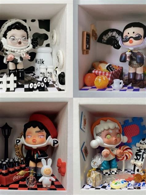 Skull Panda Toy Art Toy Toy Display Figurine Display