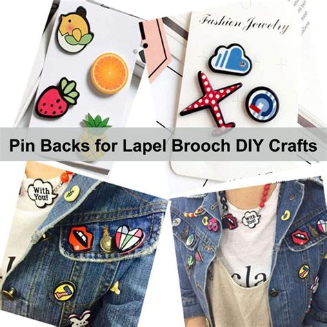 Rubber Pin Backs 50pcs Lapel Pin Backs Pin Safety Backs For Brooch Tie