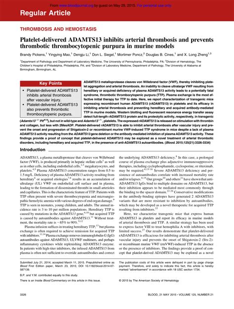 Pdf Platelet Transactivation By Monocytes Promotes The Prothrombotic