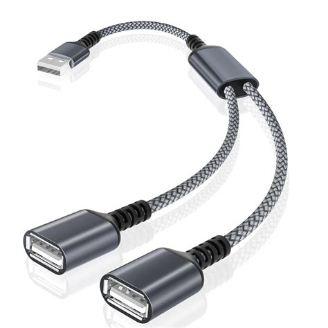 Basesailor Usb Splitter 2 Port 03m Y Cable Male To Double Female