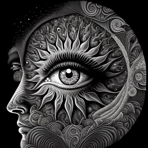 Cfors Black And White Psychedelic Art D0718558 Db9 By Cfors 2022 On