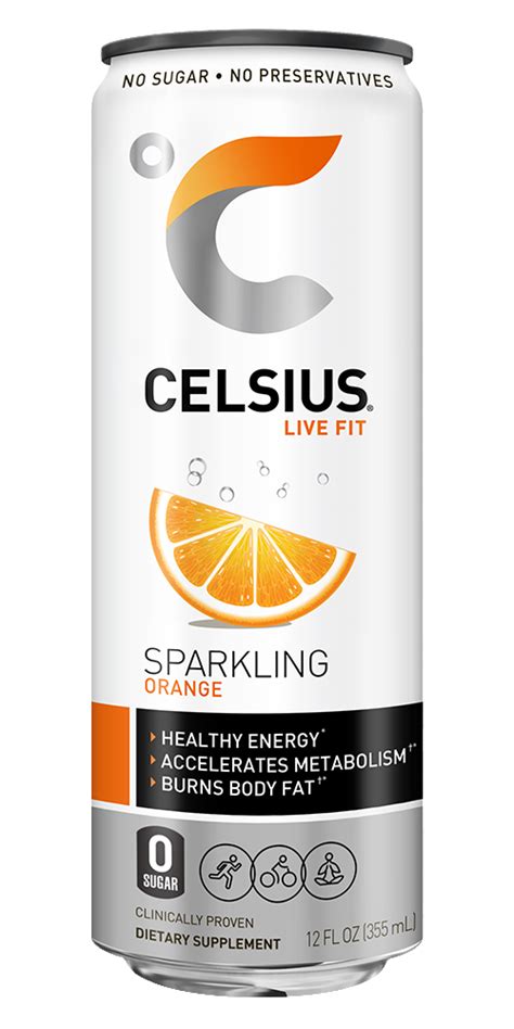 Celsius Sparkling Orange Big Geyser