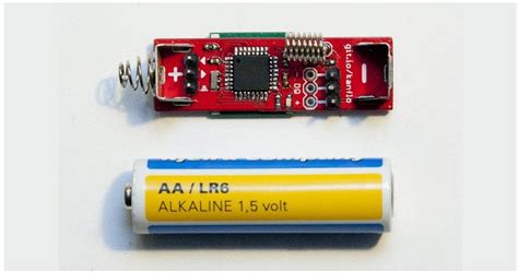 aaduino um arduino que tem forma de pilha